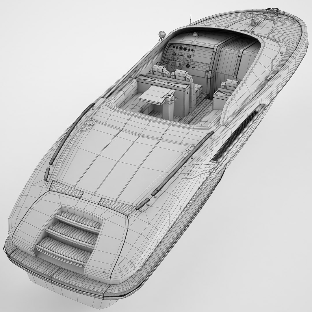 3D model riva rivamere speedboat - TurboSquid 1159476