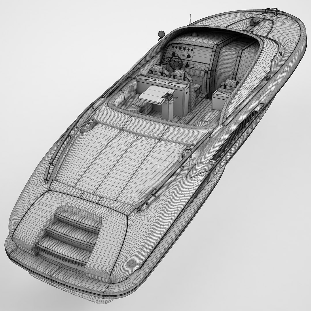 3D model riva rivamere speedboat - TurboSquid 1159476