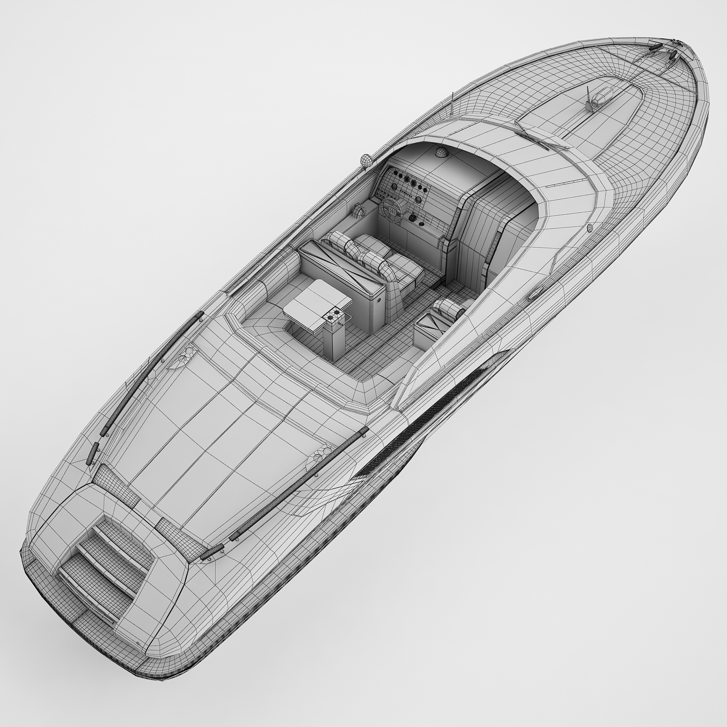 3D model riva rivamere speedboat - TurboSquid 1159476