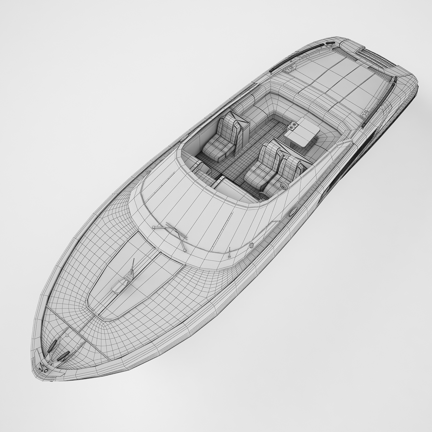 3D model riva rivamere speedboat - TurboSquid 1159476