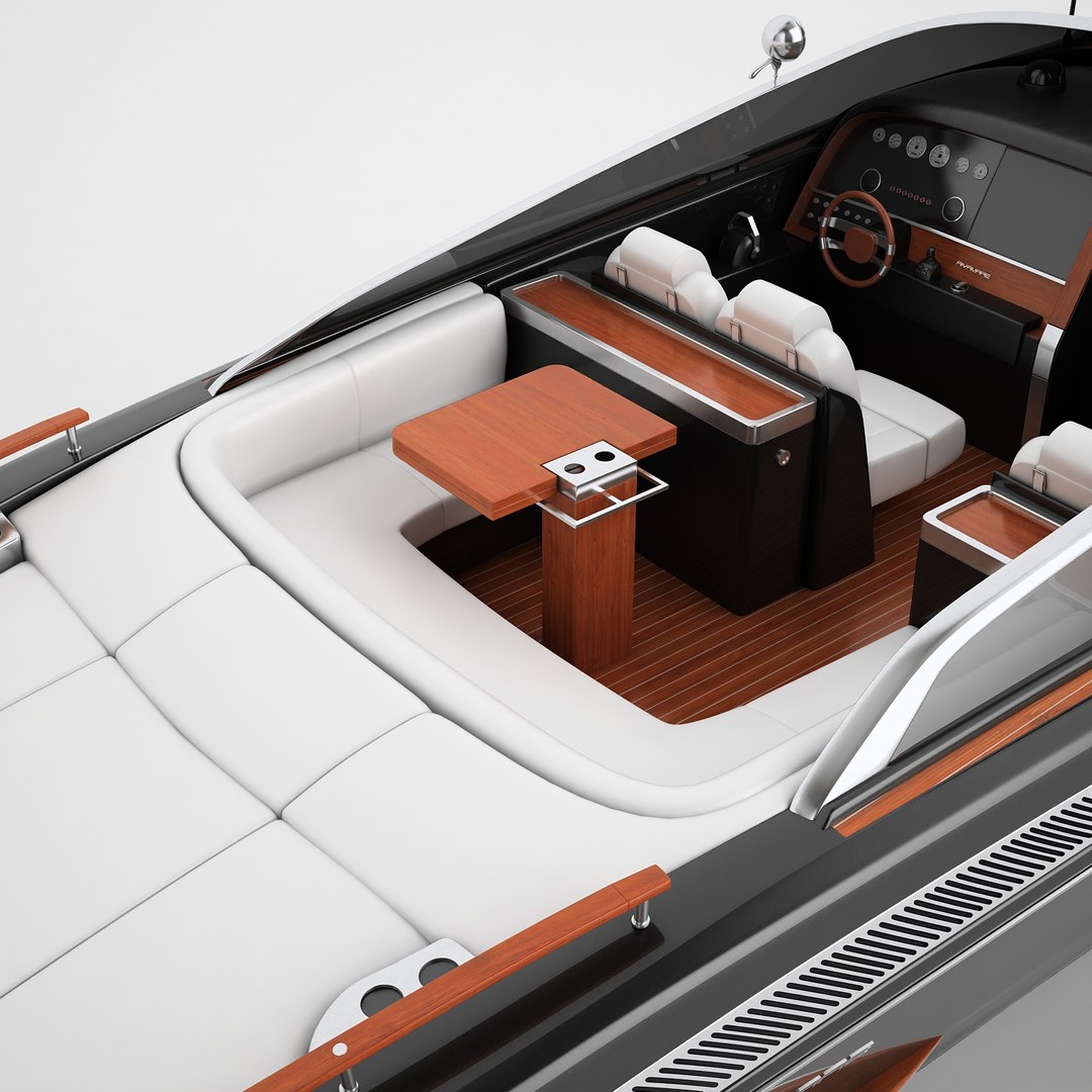 3D model riva rivamere speedboat - TurboSquid 1159476