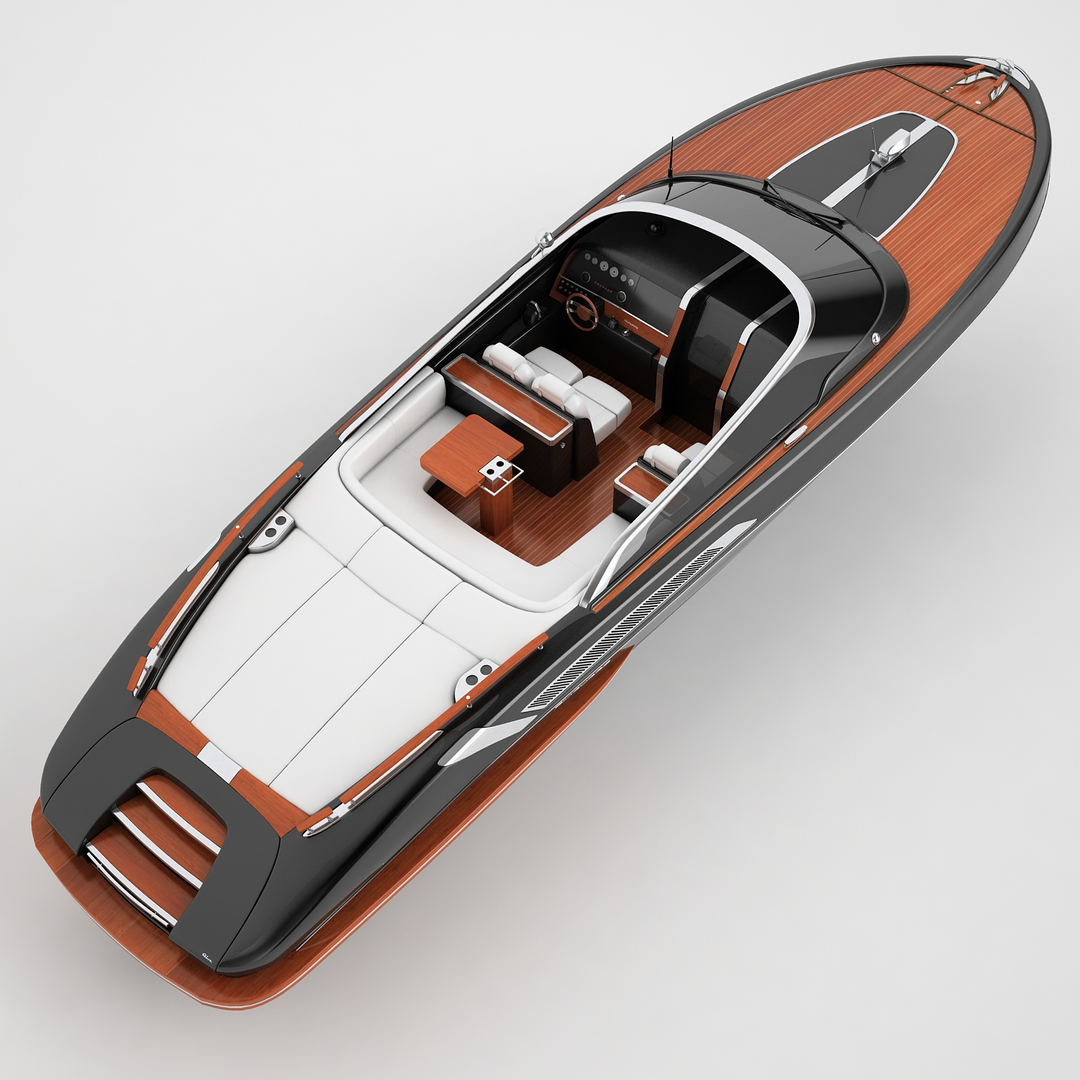 3D model riva rivamere speedboat - TurboSquid 1159476