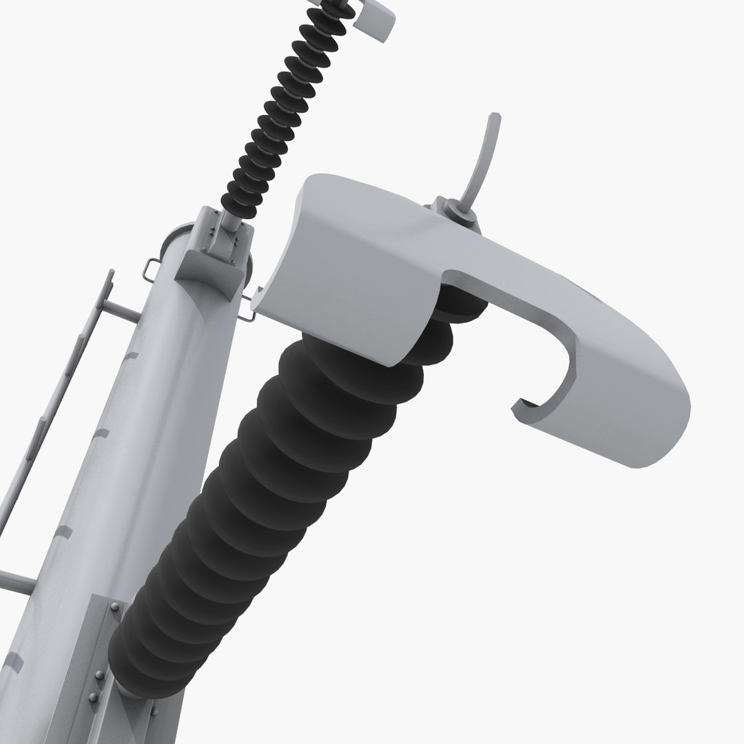 3d Power Utility Pole Model