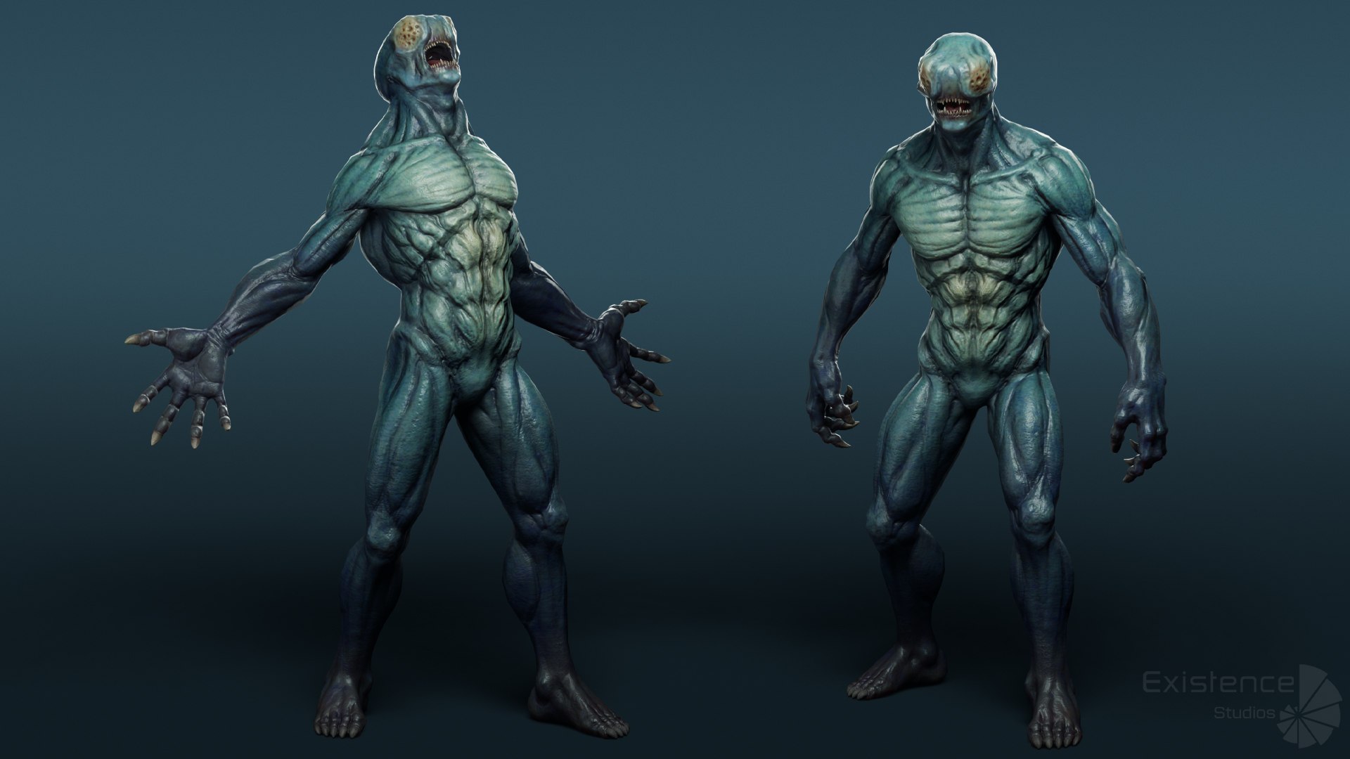 Stylized Monsters - Animation Fantasy UFO Predator - Monster Creature ...