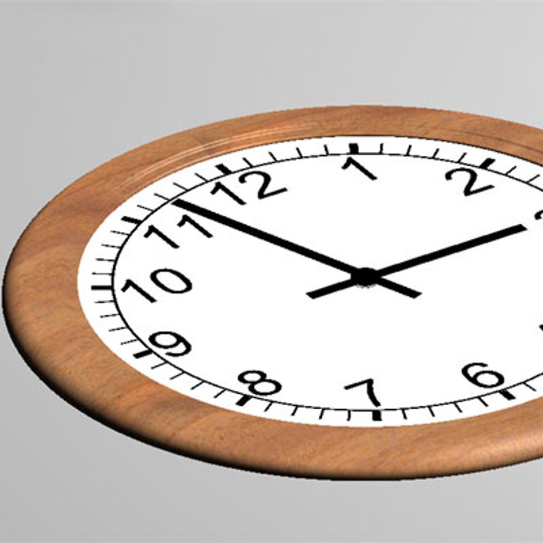 3d clock model