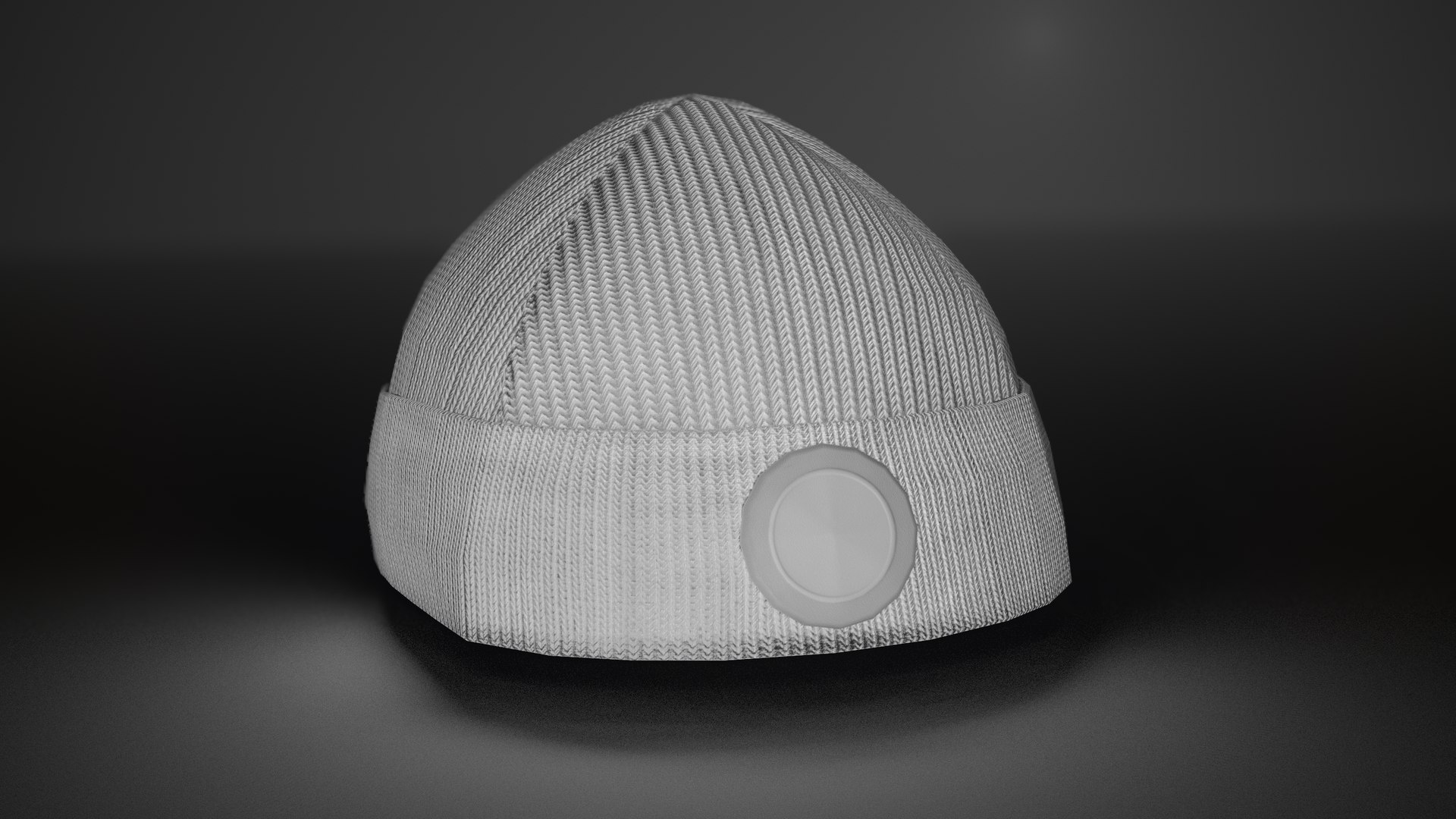 3D Model White Beanie - TurboSquid 1728398