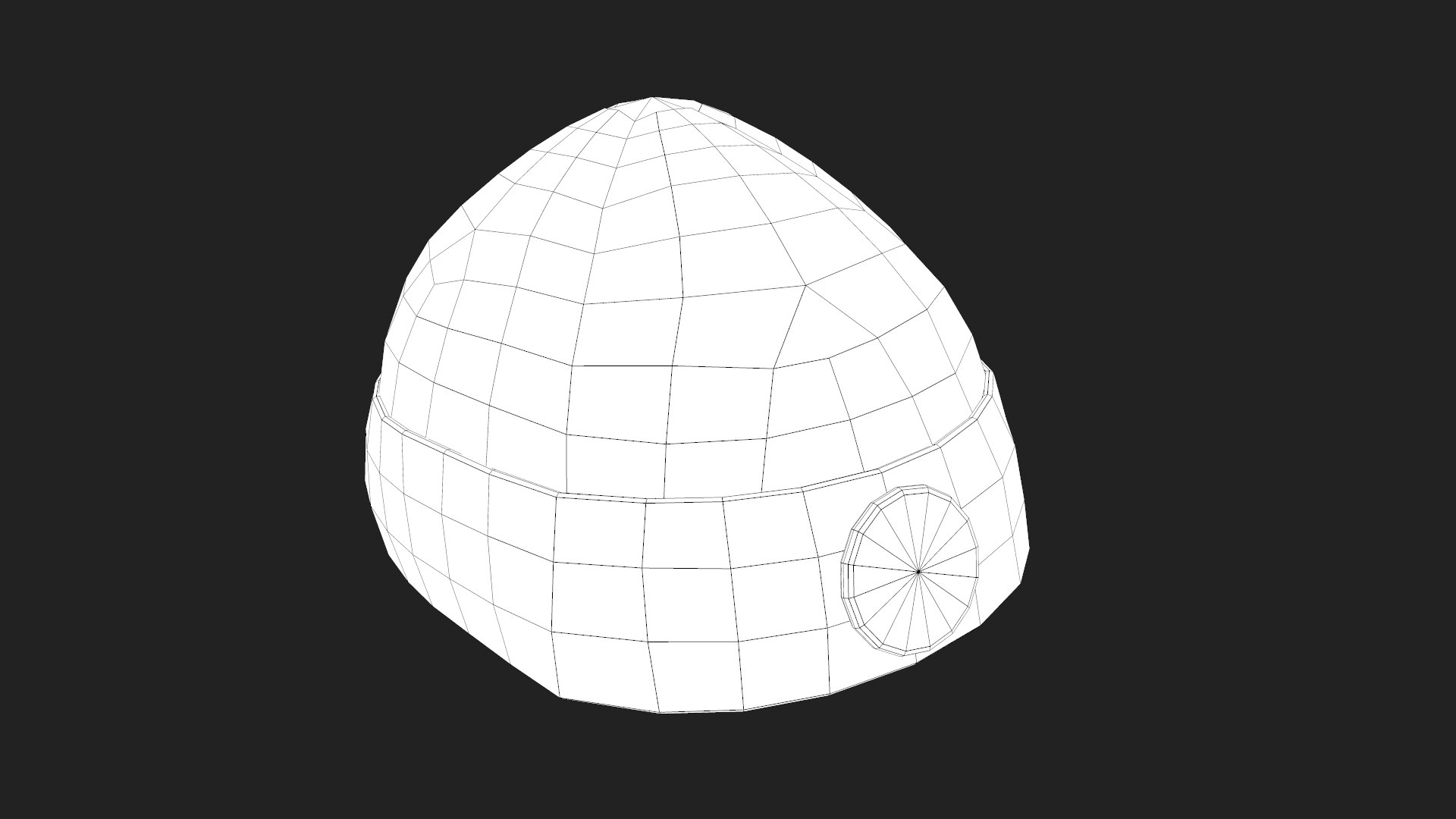 3D Model White Beanie - TurboSquid 1728398