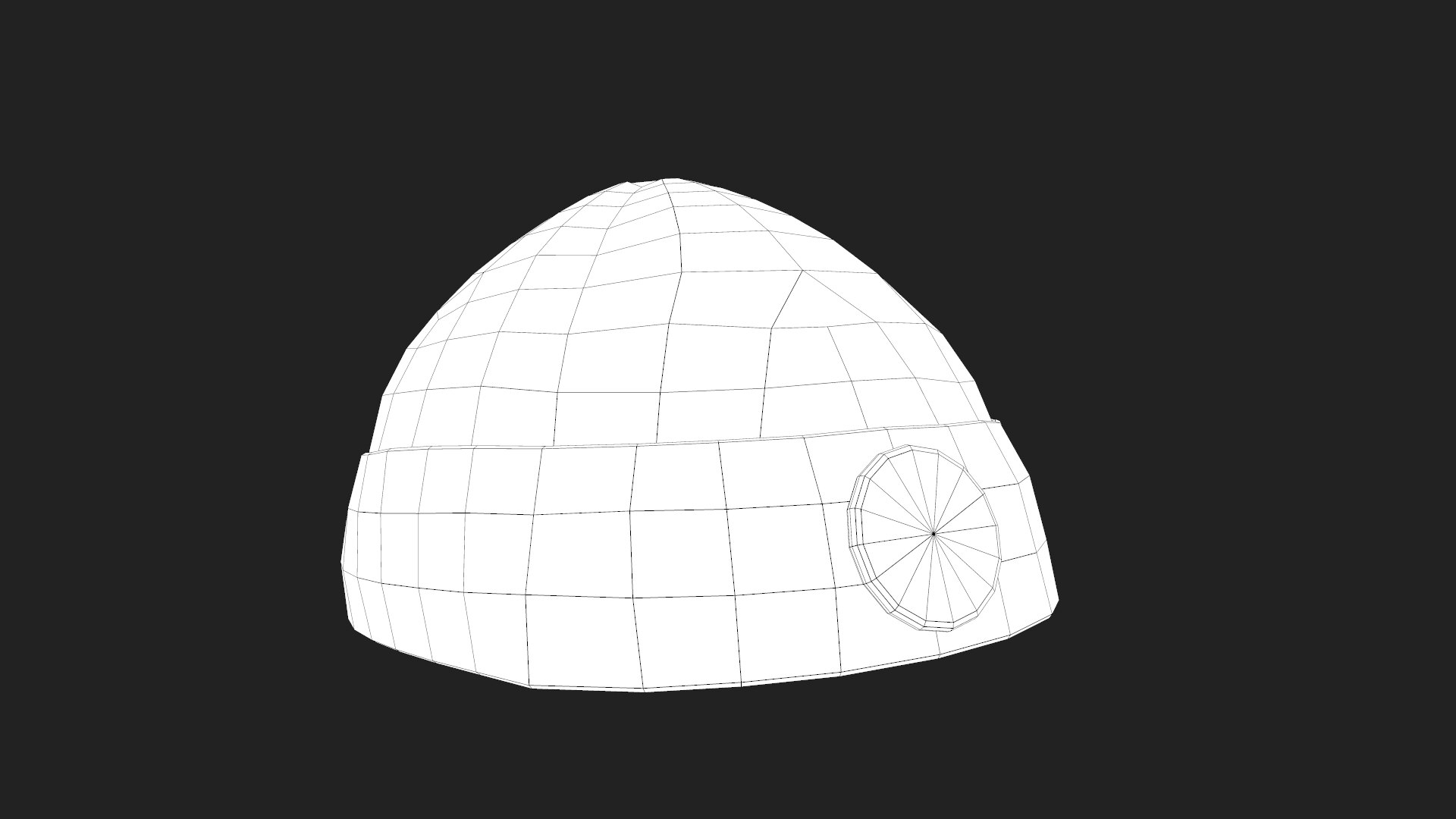 3D Model White Beanie - TurboSquid 1728398
