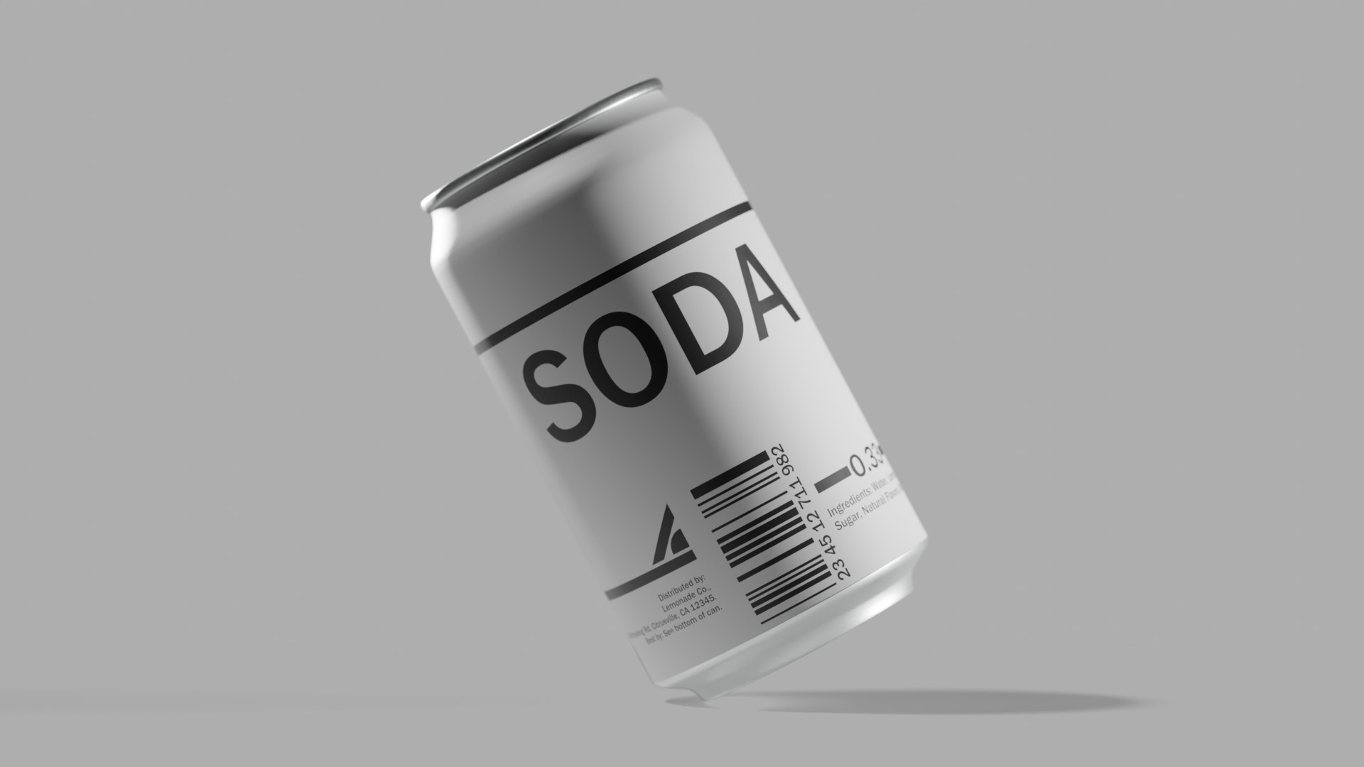 Soda Can 3D Model - TurboSquid 2245377