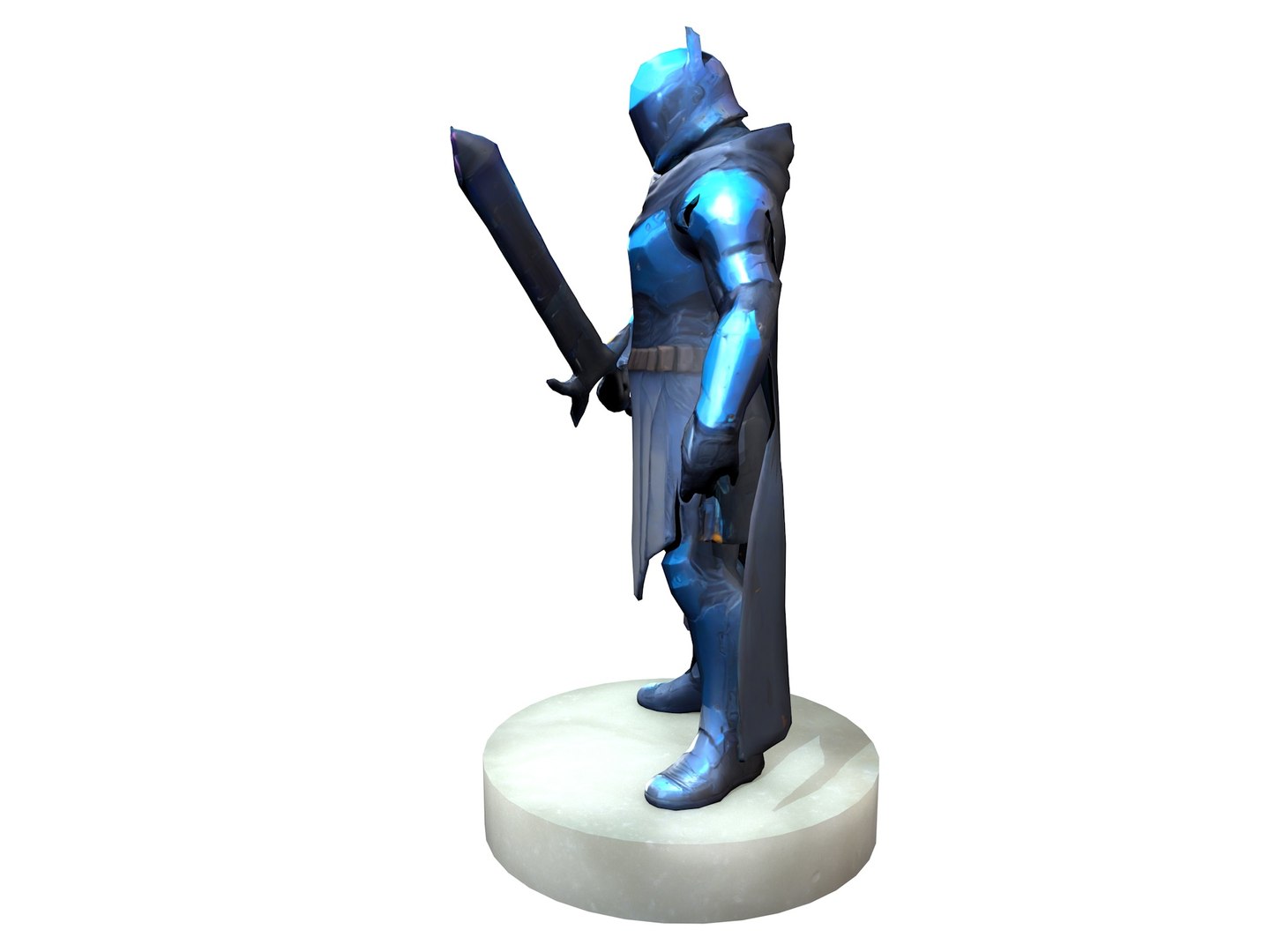 3D Model Advanced Cyber Samurai Warrior - LOW POLY - TurboSquid 2341698