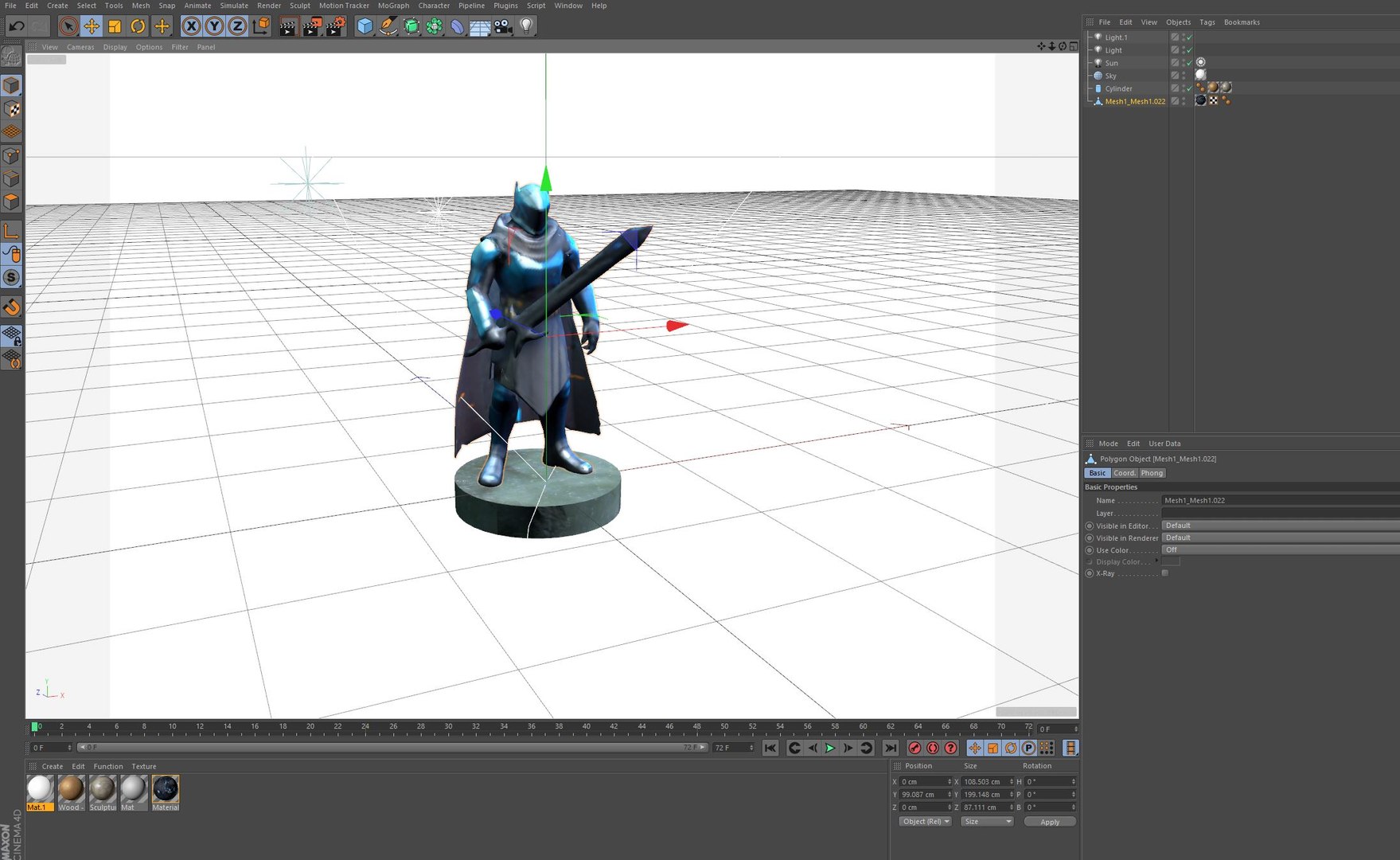 3D Model Advanced Cyber Samurai Warrior - LOW POLY - TurboSquid 2341698