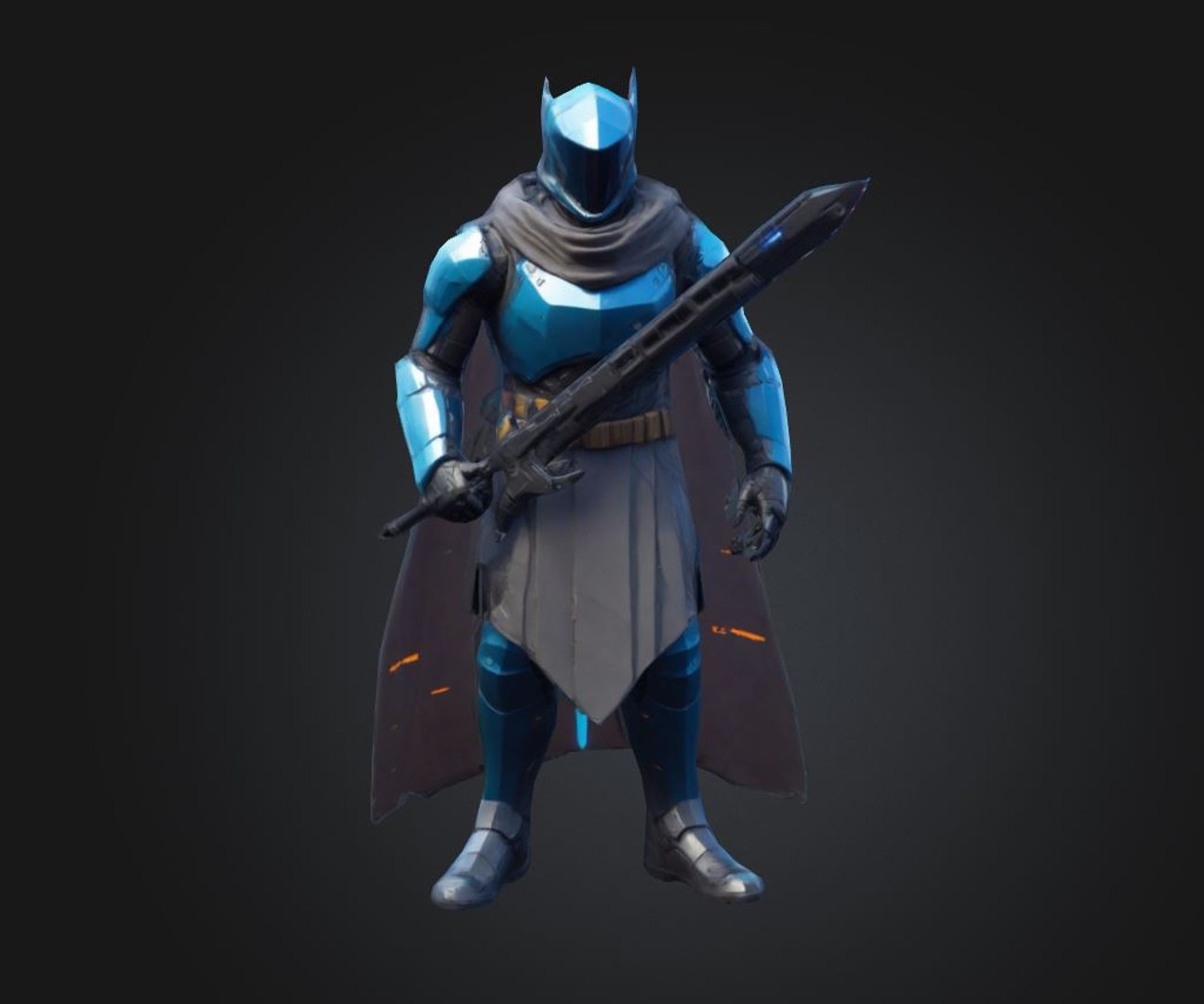 Zaawansowany Cyber Samurai Warrior - LOW POLY Model 3D - TurboSquid 2341698