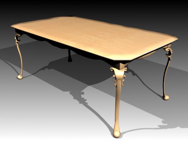 tables 3d max