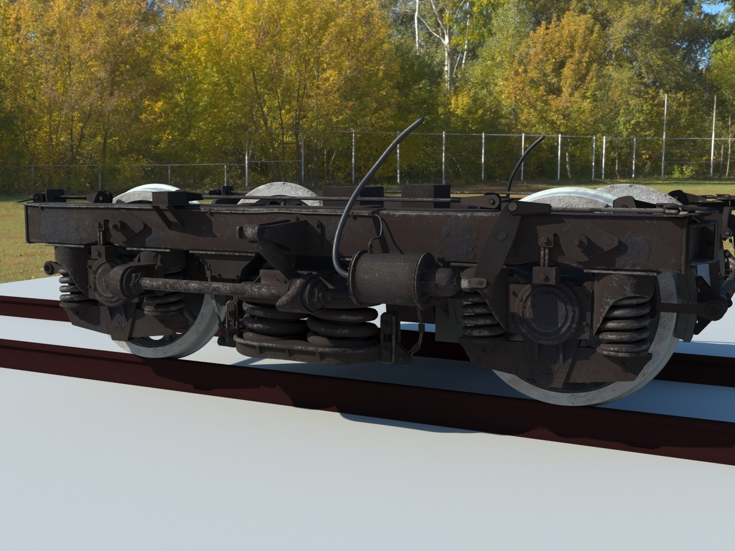 Bogey Train 3D Model - TurboSquid 1587850