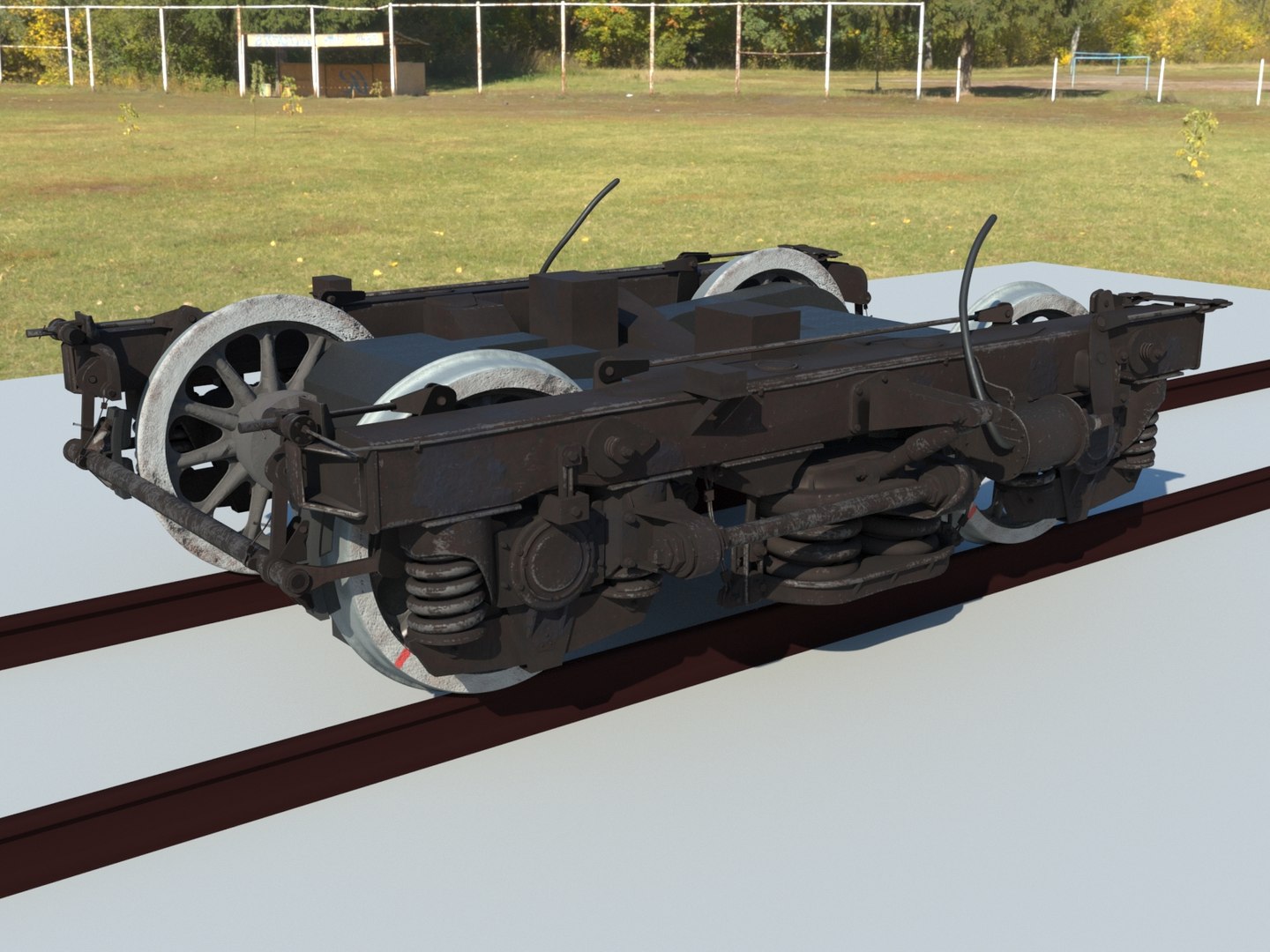 Bogey Train 3D Model - TurboSquid 1587850