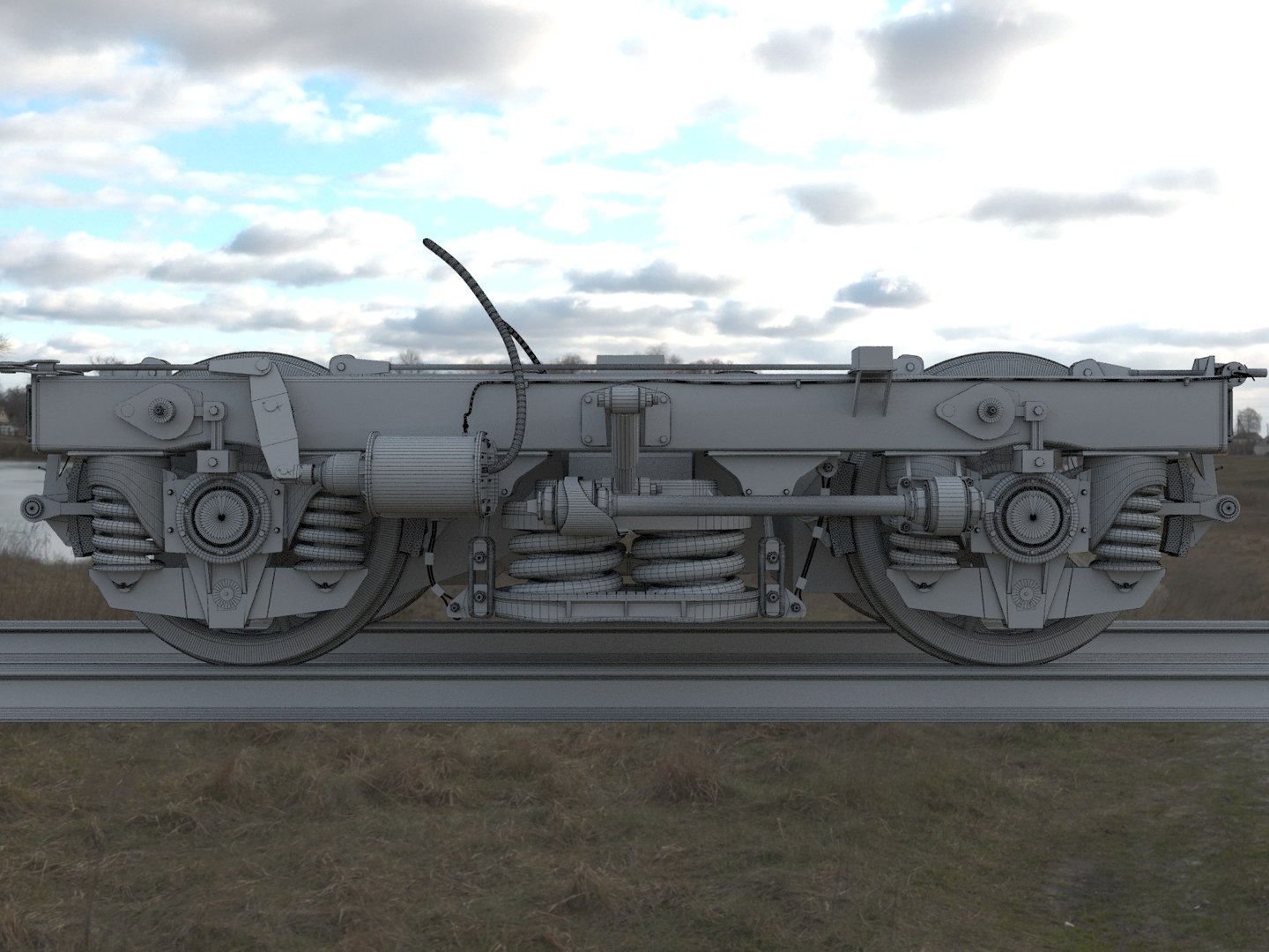 Bogey Train 3D Model - TurboSquid 1587850