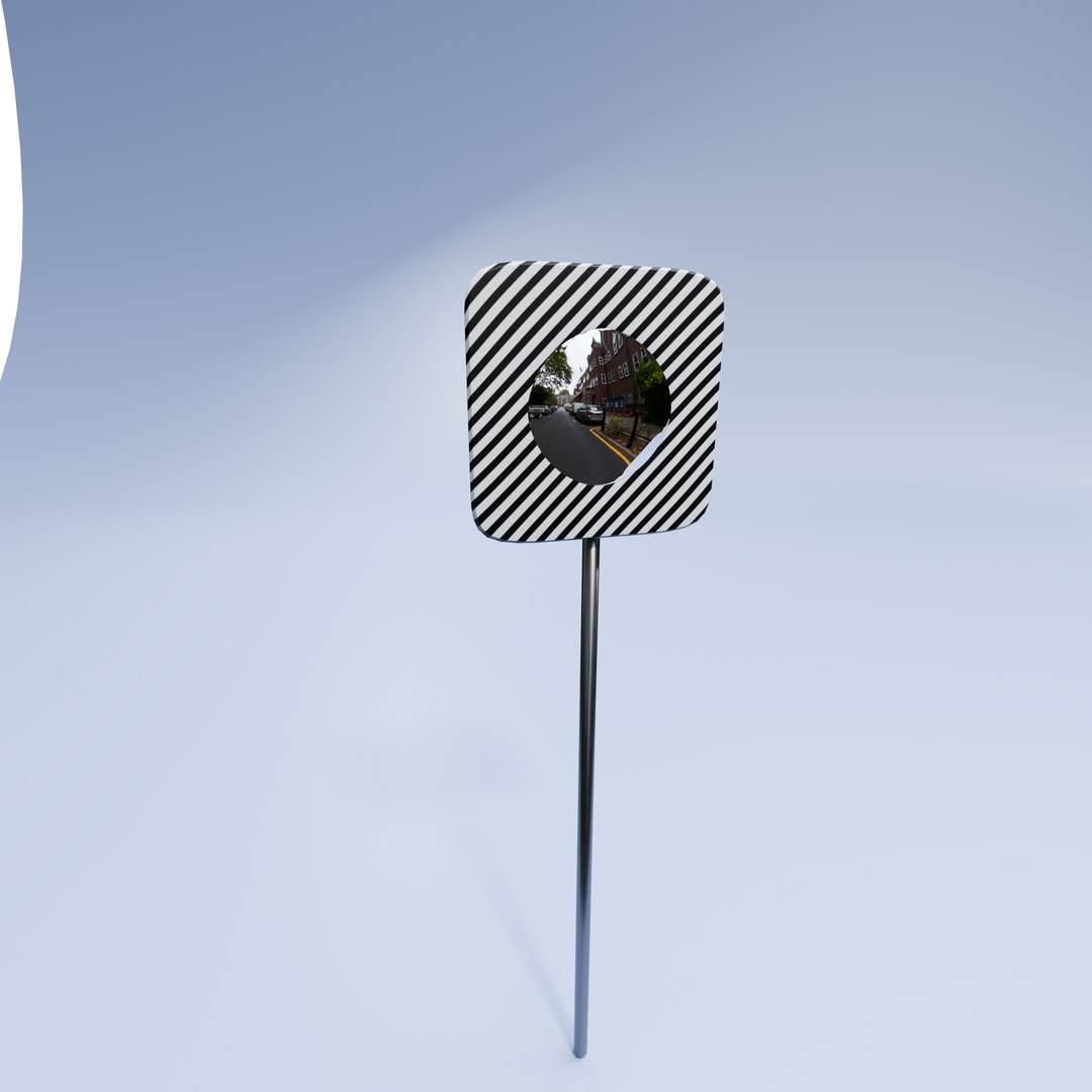 French Road Elements And Signalization Props Low-poly 3D Model Model ...