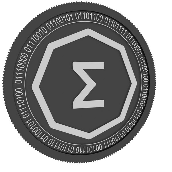 3D ergo black coin model - TurboSquid 1496182