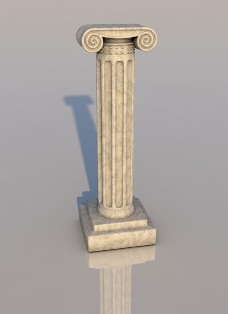 Greek Column 3d 3ds