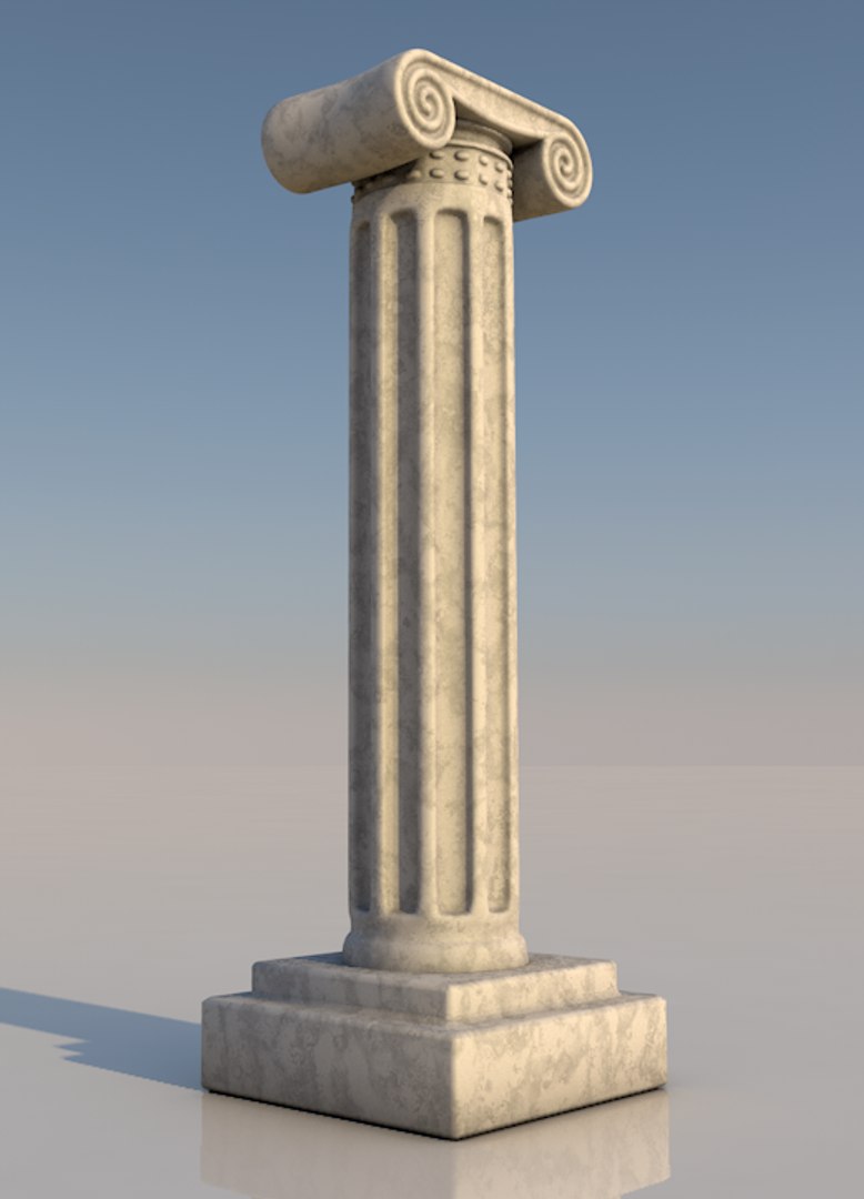 Greek Column 3d 3ds