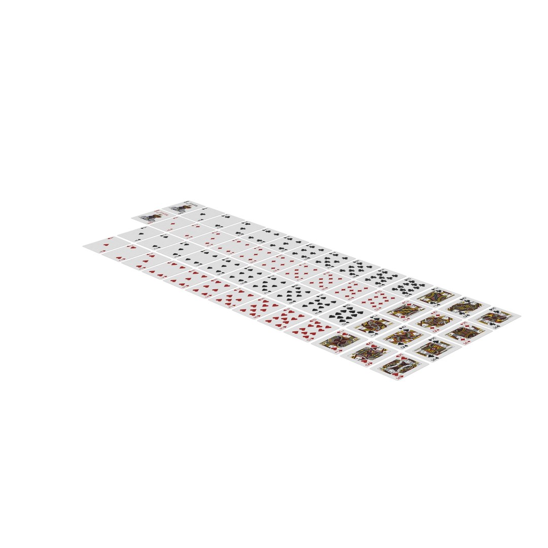 54 Playing Cards 3D - TurboSquid 1245137