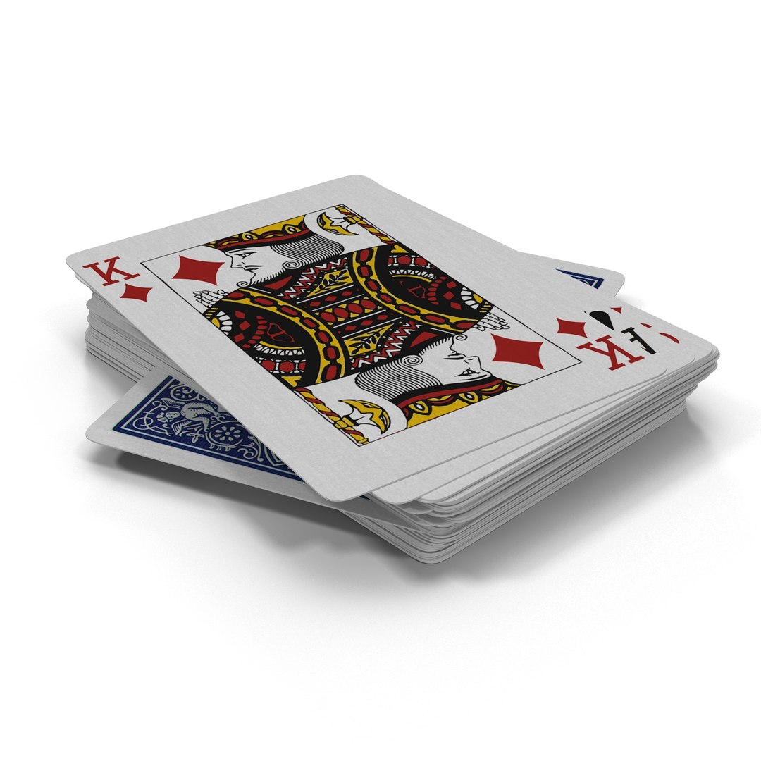 54 Playing Cards 3D - TurboSquid 1245137