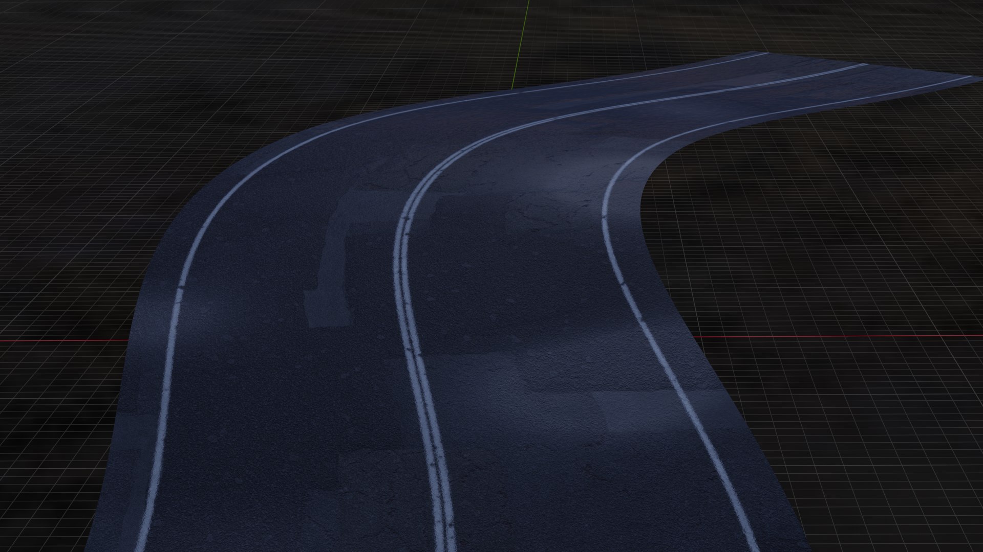 Procedural Road Model - TurboSquid 2132909