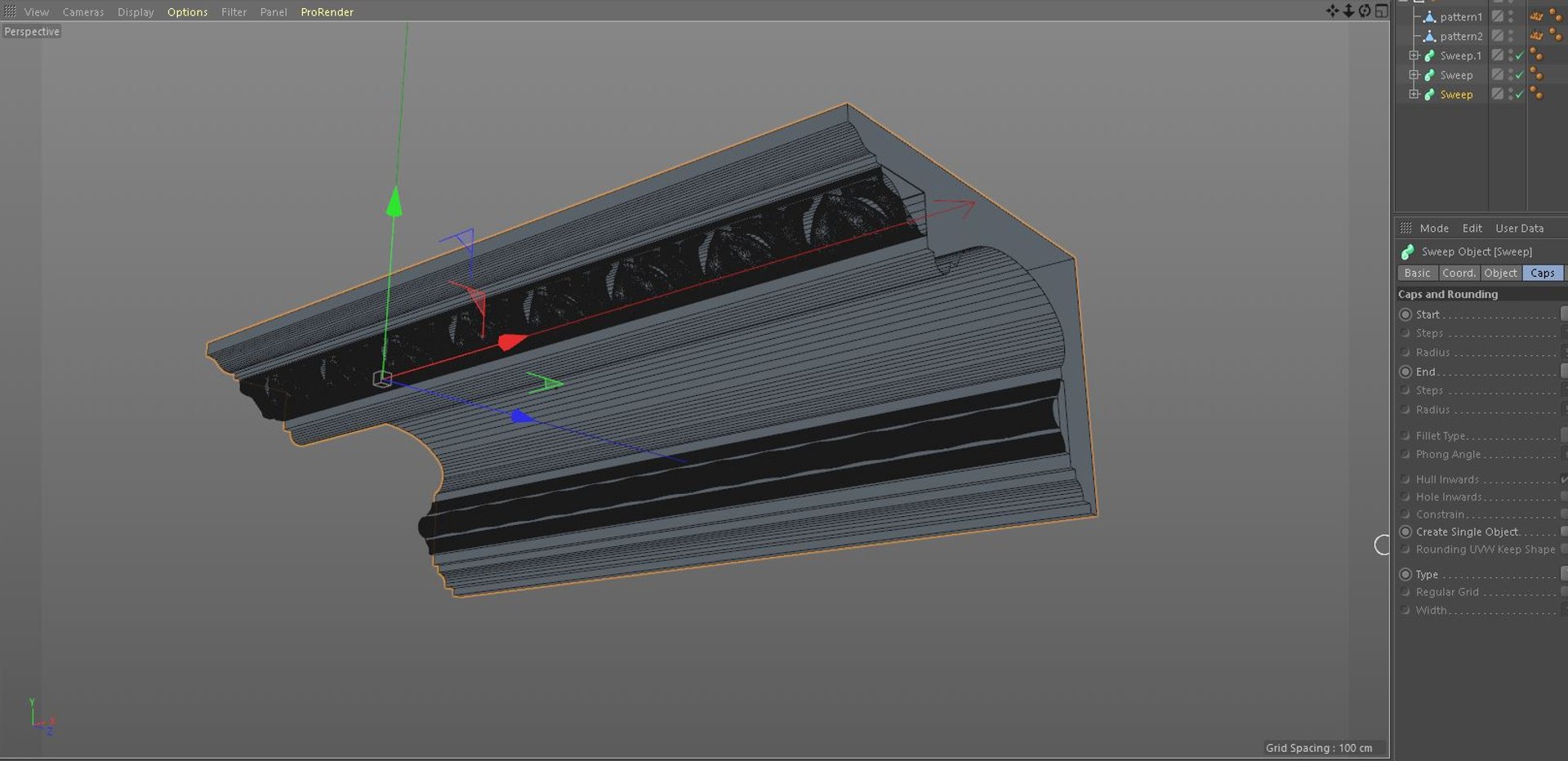 3D Patterned Cornices Model - TurboSquid 1433379