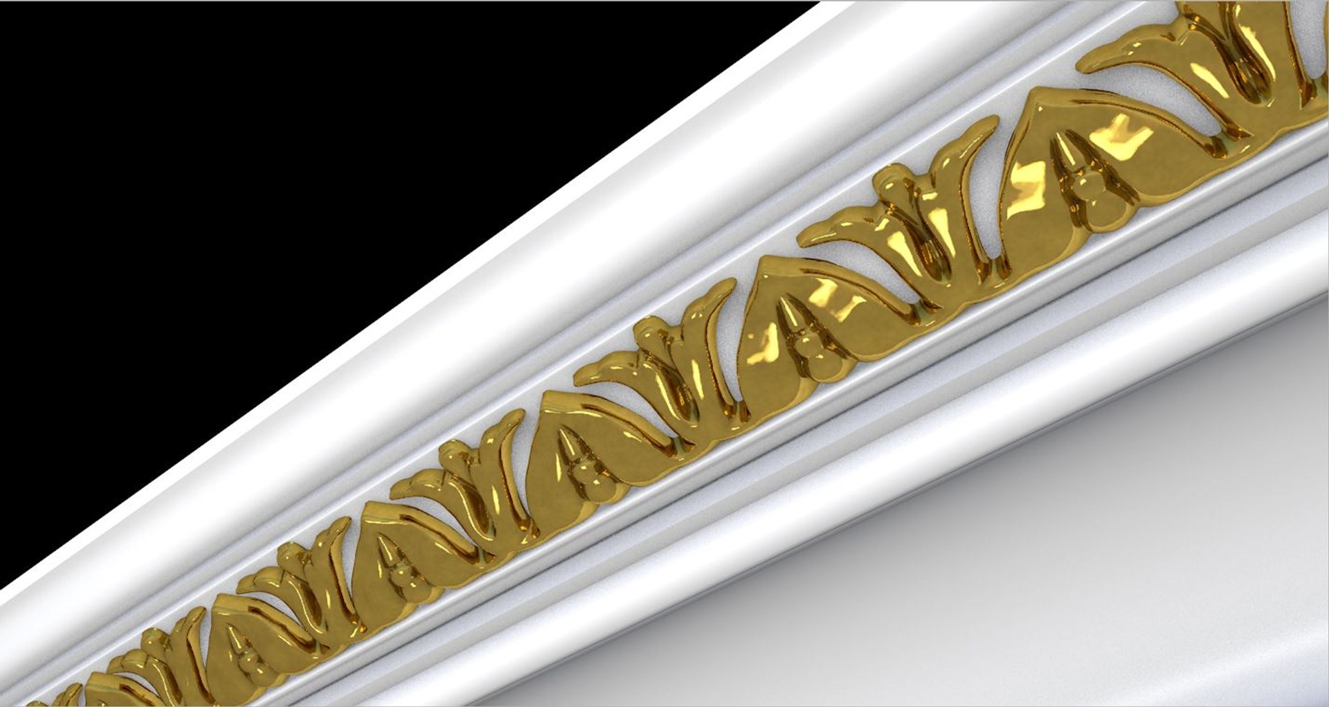 3D Patterned Cornices Model - TurboSquid 1433379