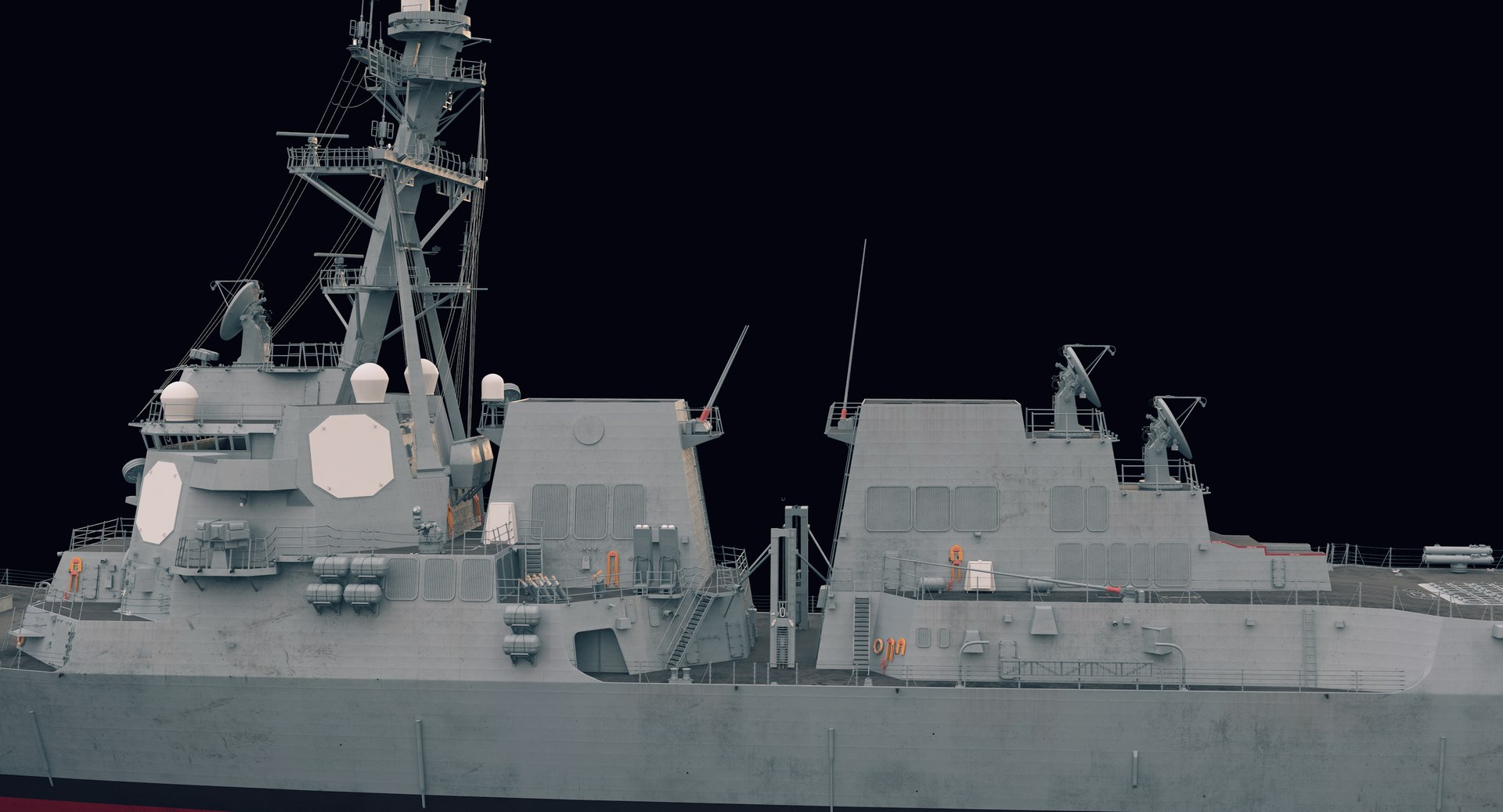 3d Uss Ddg 91 Model