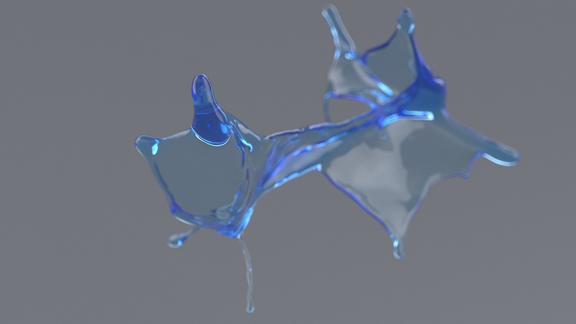 Splash Flat 04 3D - TurboSquid 1718093