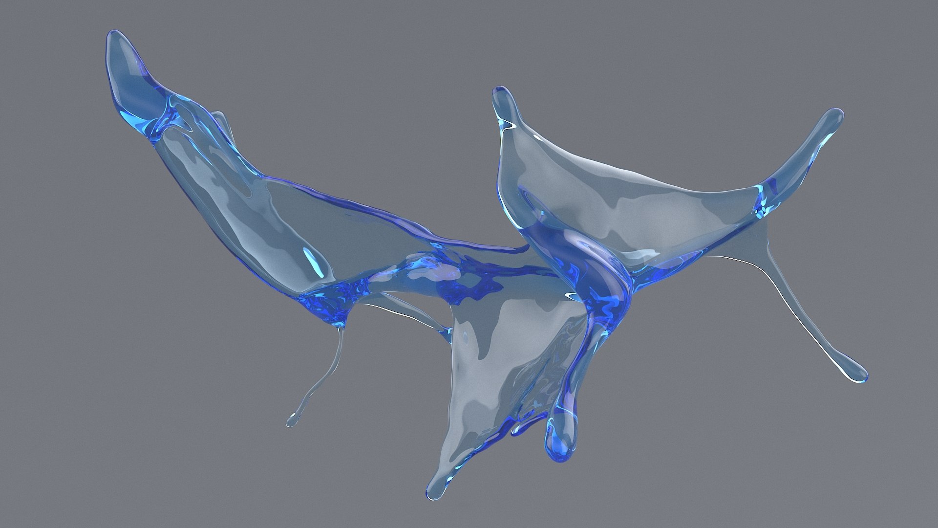 Splash Flat 04 3D - TurboSquid 1718093