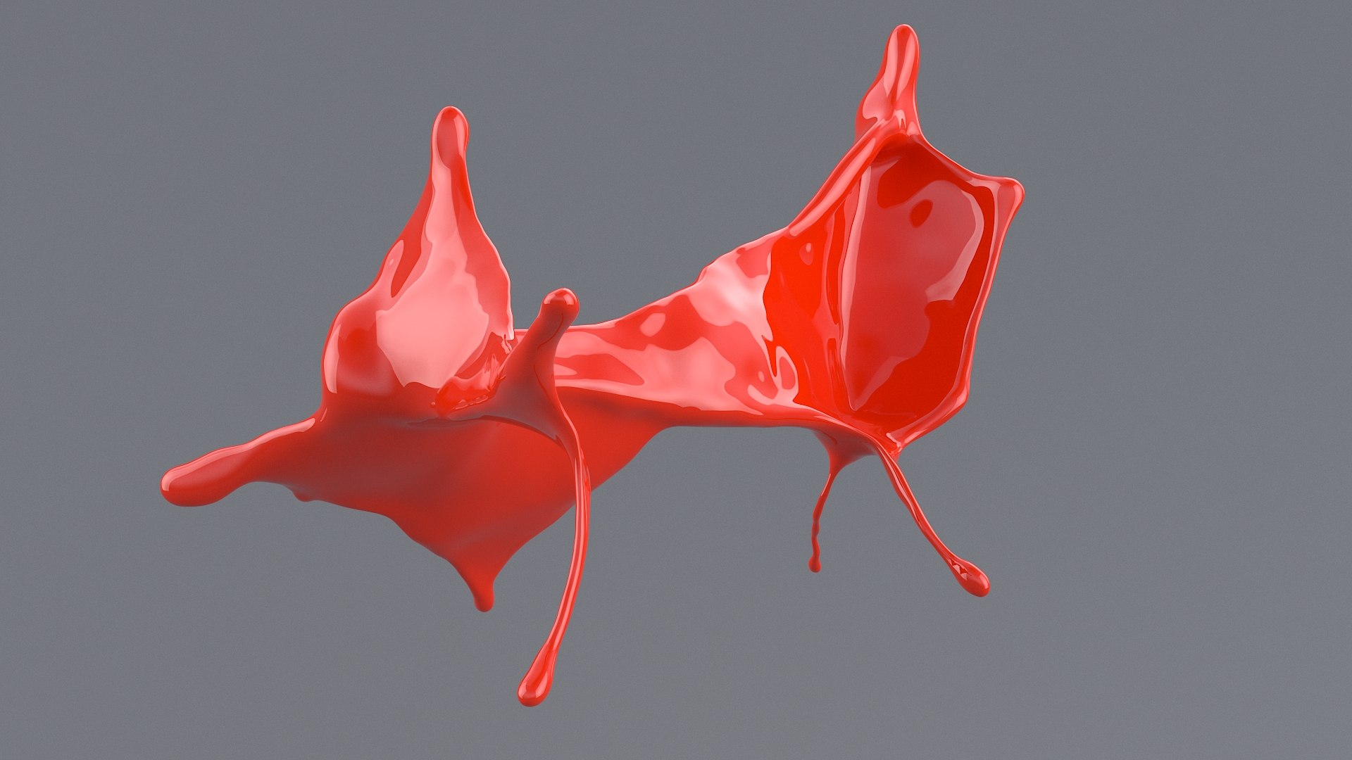 Splash Flat 04 3D - TurboSquid 1718093