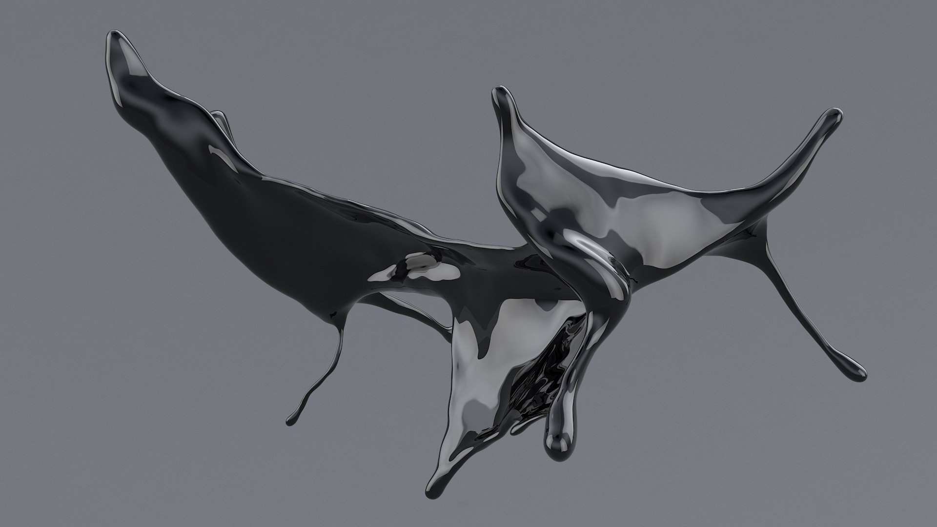 Splash Flat 04 3D - TurboSquid 1718093