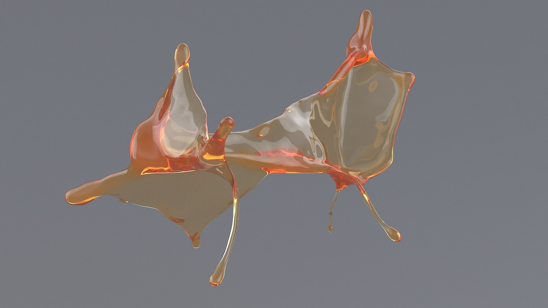 Splash Flat 04 3D - TurboSquid 1718093