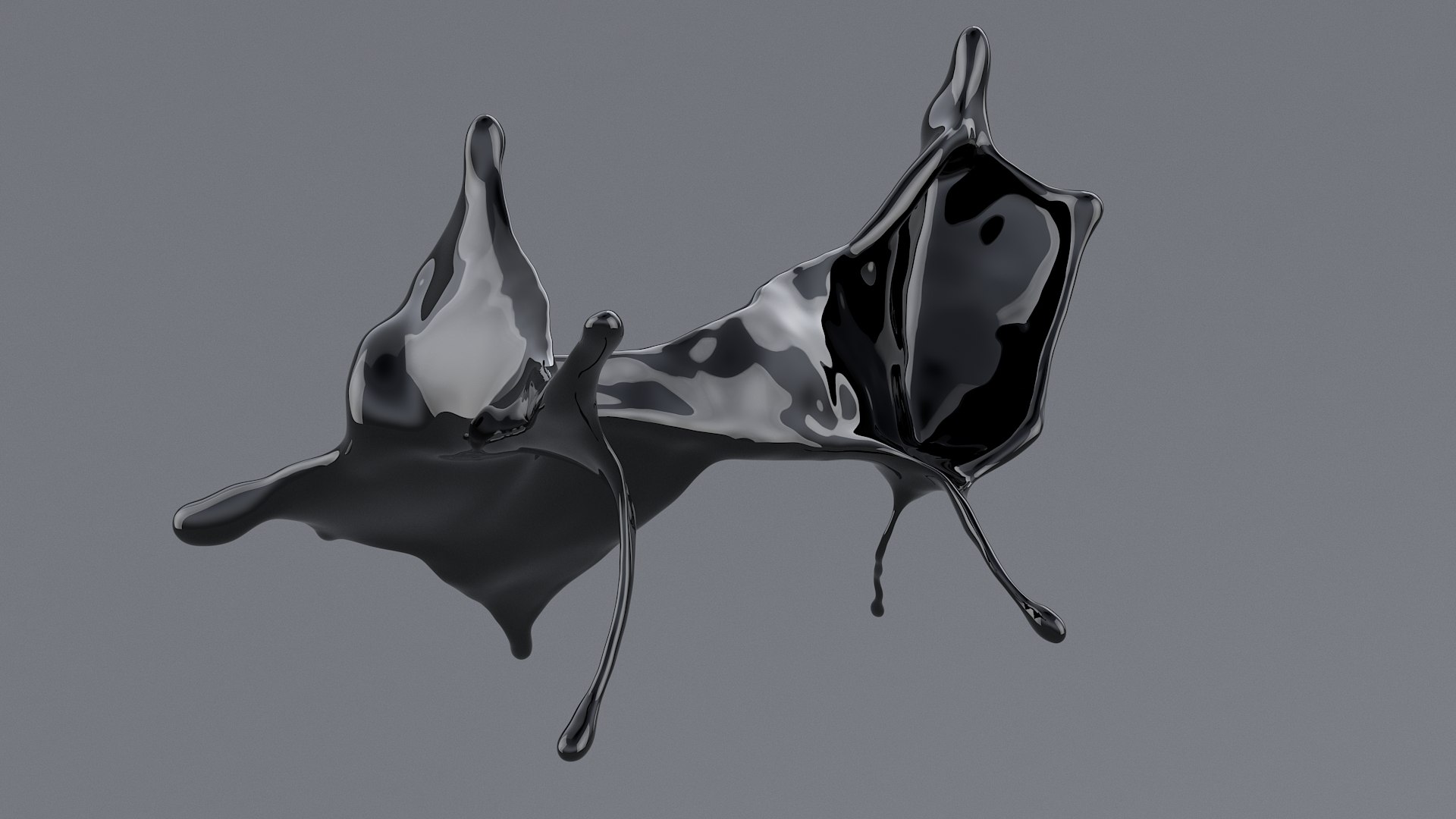 Splash Flat 04 3D - TurboSquid 1718093