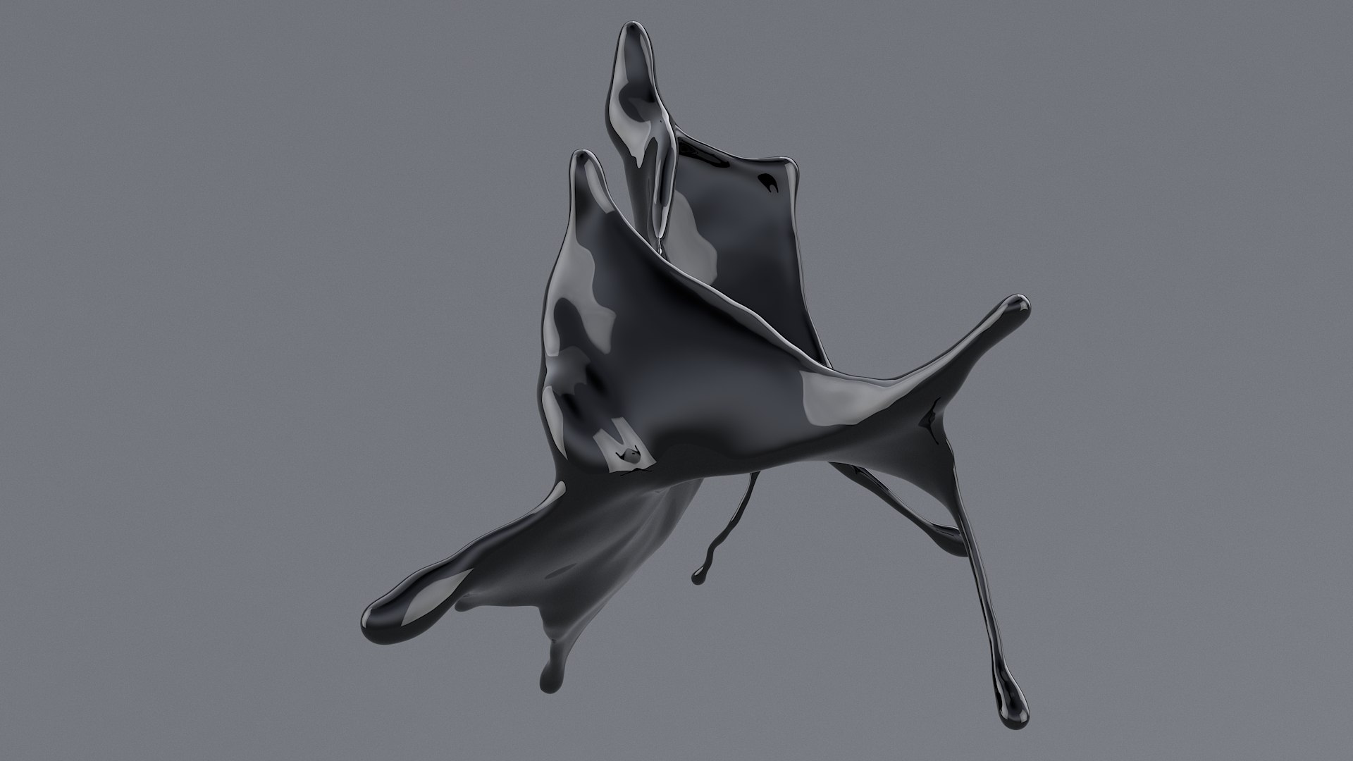 Splash Flat 04 3D - TurboSquid 1718093