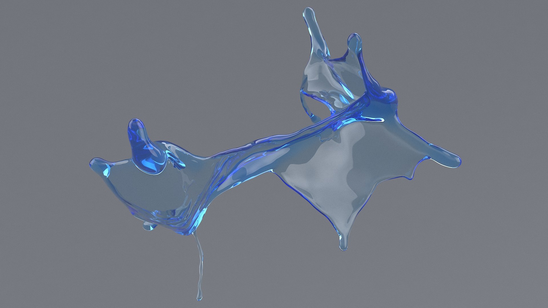 Splash Flat 04 3D - TurboSquid 1718093