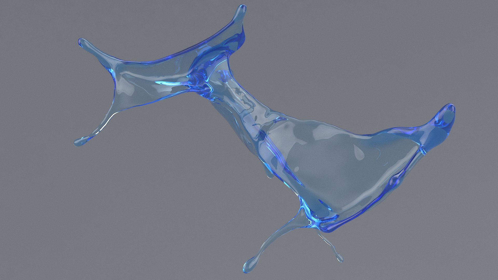 Splash Flat 04 3D - TurboSquid 1718093