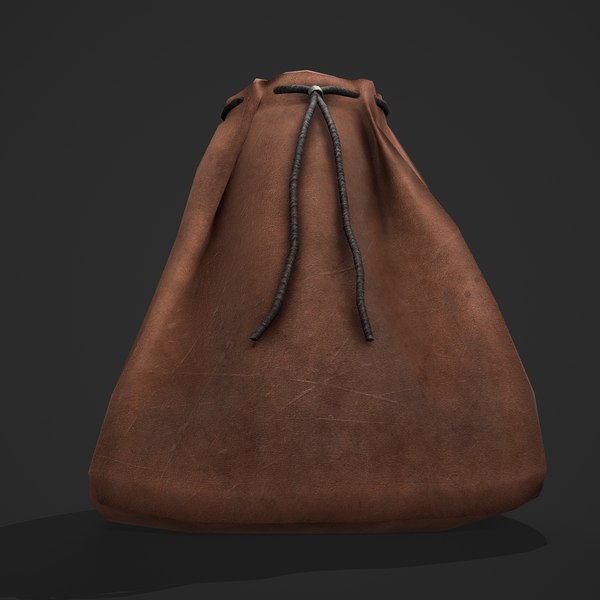 3D Medieval Drawstring Bag model - TurboSquid 1730226