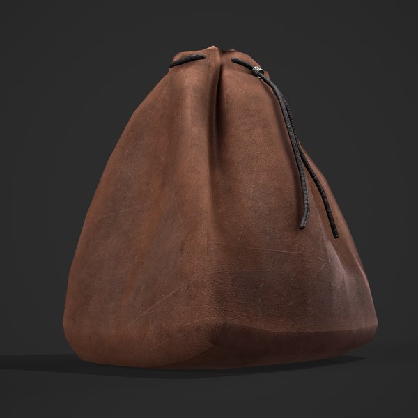 3D Medieval Drawstring Bag model - TurboSquid 1730226