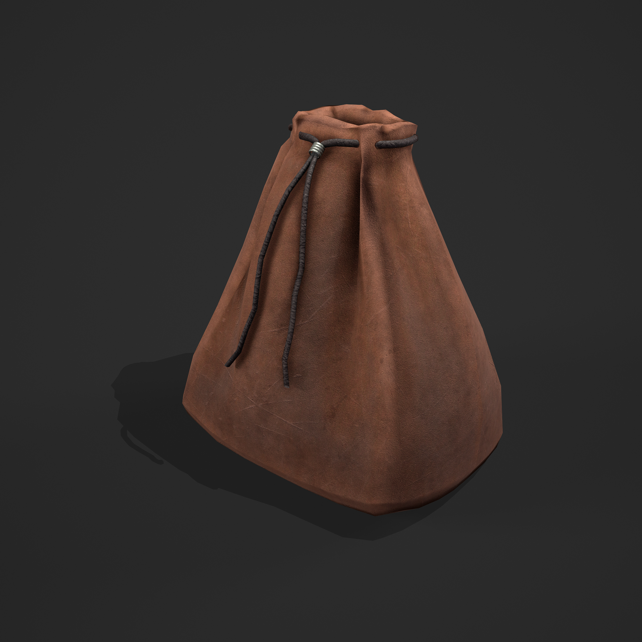 3D Medieval Drawstring Bag model - TurboSquid 1730226