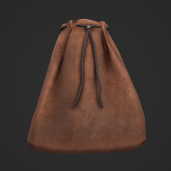 3D Medieval Drawstring Bag model - TurboSquid 1730226