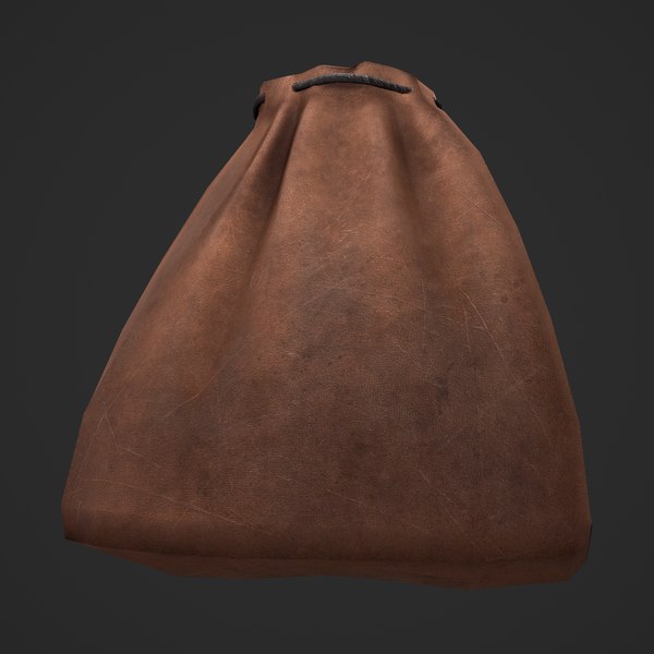 3D Medieval Drawstring Bag model - TurboSquid 1730226