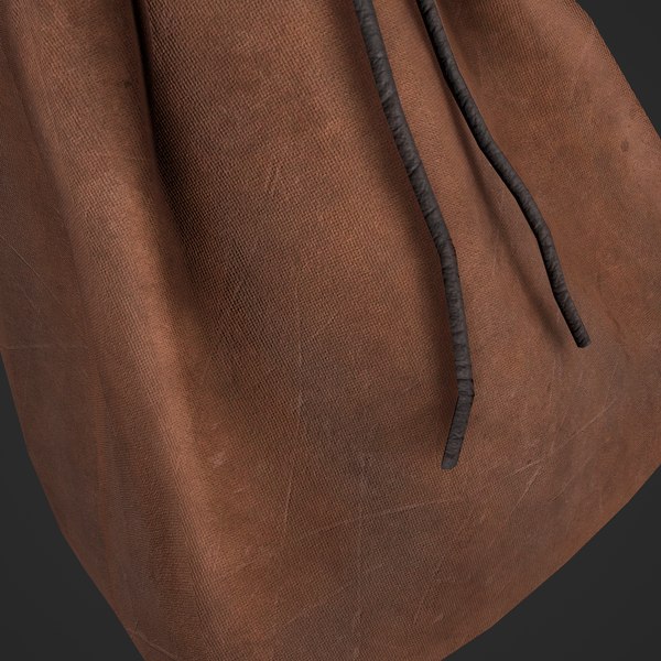 3D Medieval Drawstring Bag model - TurboSquid 1730226