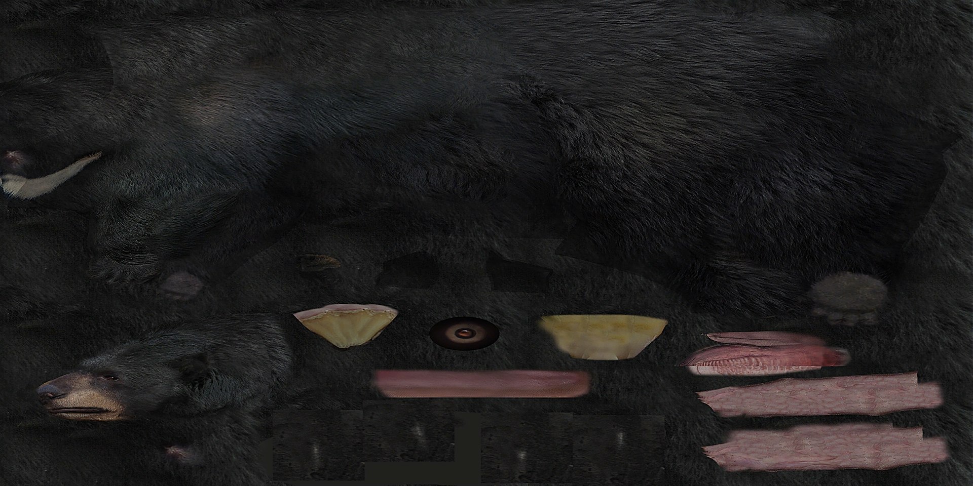 3D Asian Black Bear RIGGED Model - TurboSquid 2330347