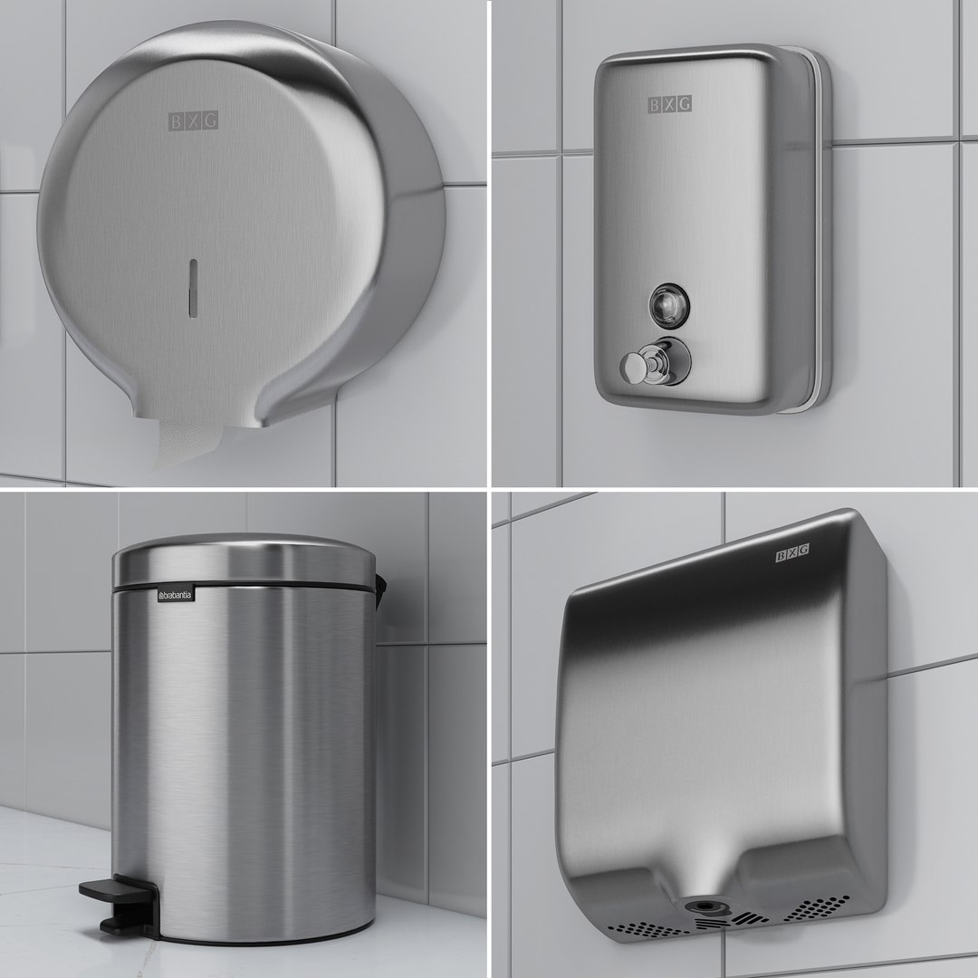 3D Accessories Set 43 Ravak - TurboSquid 1409305