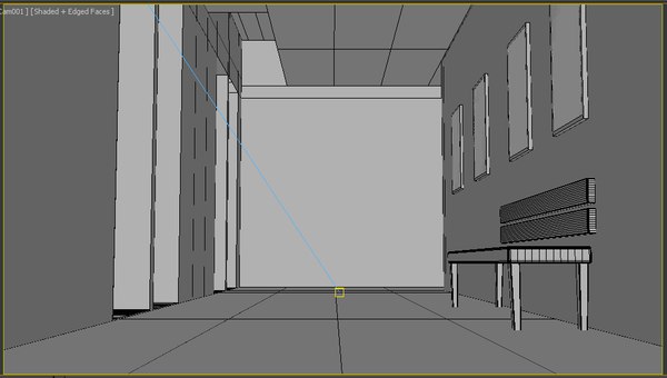 3d model interior scene