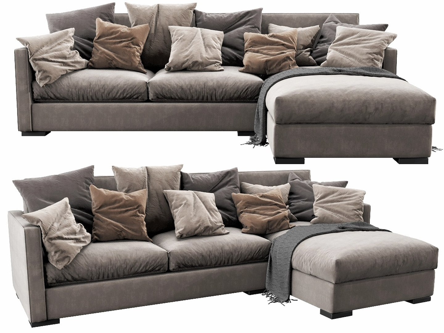 3D model meridiani belmon chaise lounge - TurboSquid 1492025