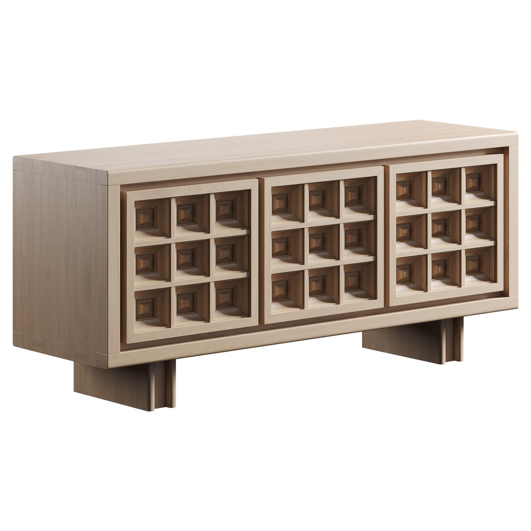 Biosca Spanish Sideboard 3D Model - TurboSquid 2334181